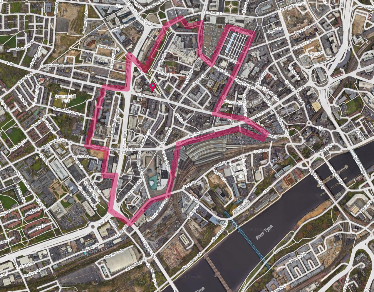Creative central NCL map - Information Now